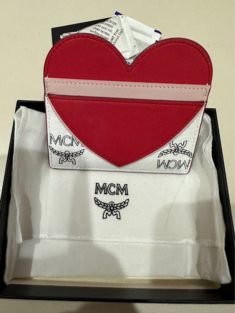 Mcm heart shape cardholder, Luxury, Accessories on Carousell