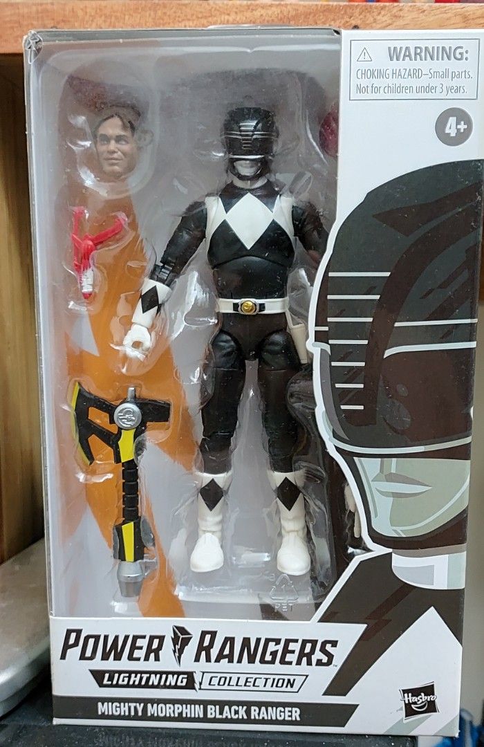 Mighty Morphin Power Ranger Lightning Collection Black Mammoth Ranger ...