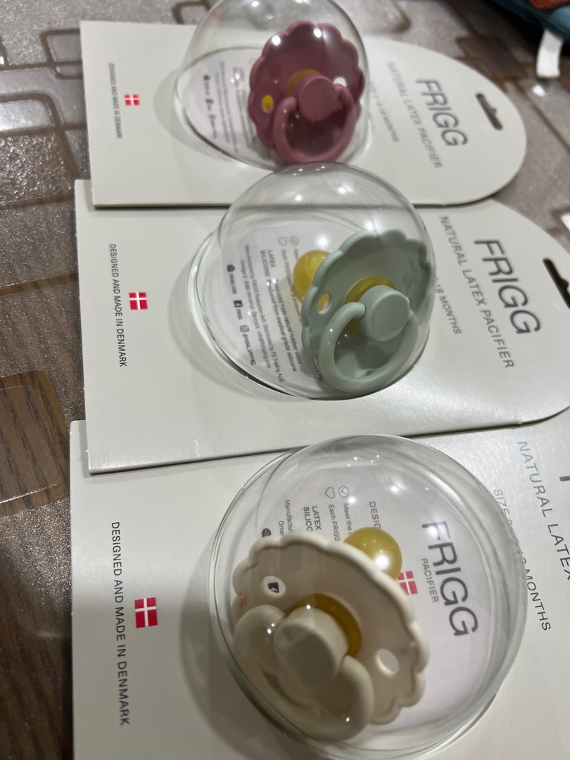 MUSHIE X FRIGG Natural Latex Baby Soothing Pacifier, Babies & Kids ...