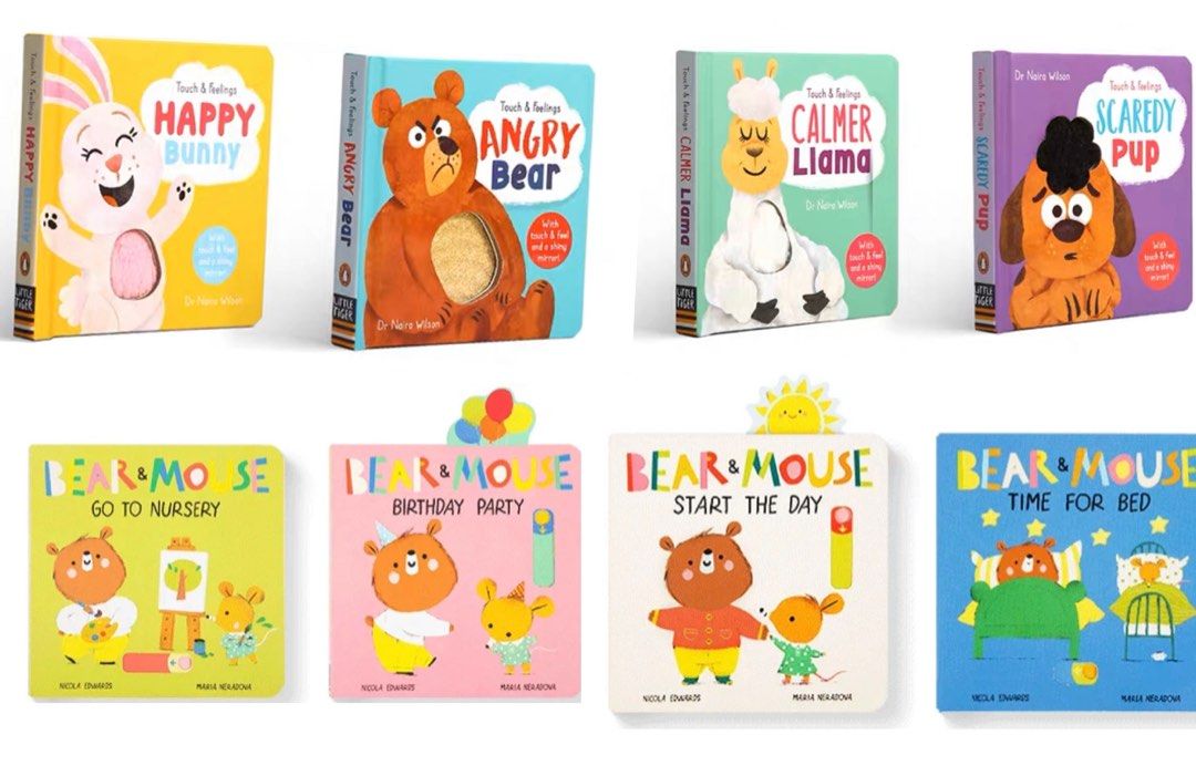 My First Behaviours Touch & Feelings / Bear and Mouse Slider Books ...