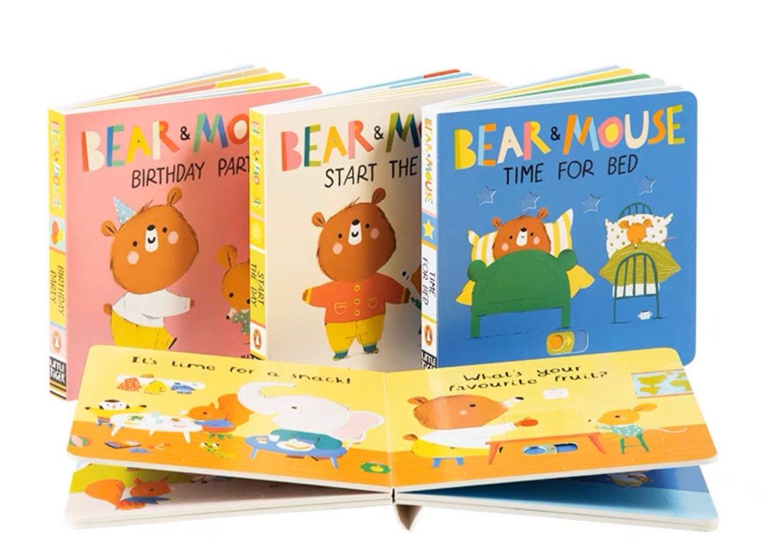 My First Behaviours Touch & Feelings / Bear and Mouse Slider Books (Board Books), Hobbies & Toys ...