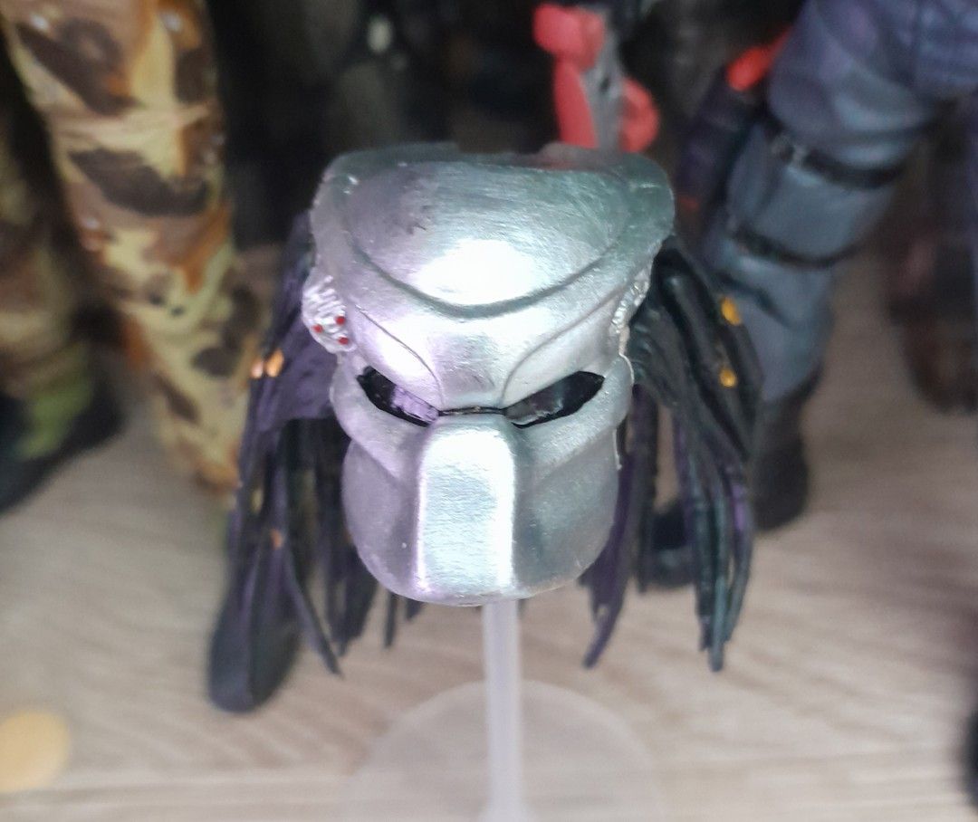 Neca jungle predator head sculpt repaint, Hobbies & Toys, Toys & Games ...