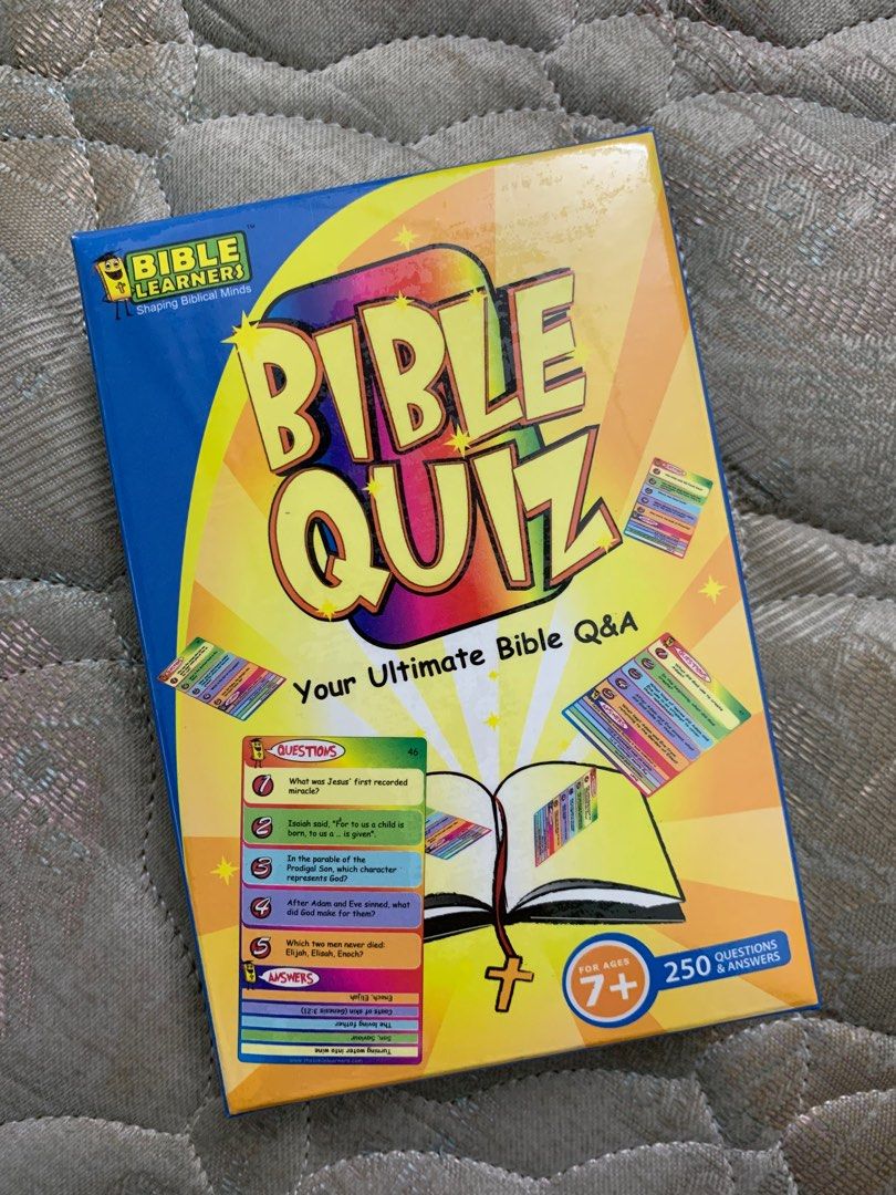 NEW Bible Quiz Card Game, Hobbies & Toys, Toys & Games on Carousell