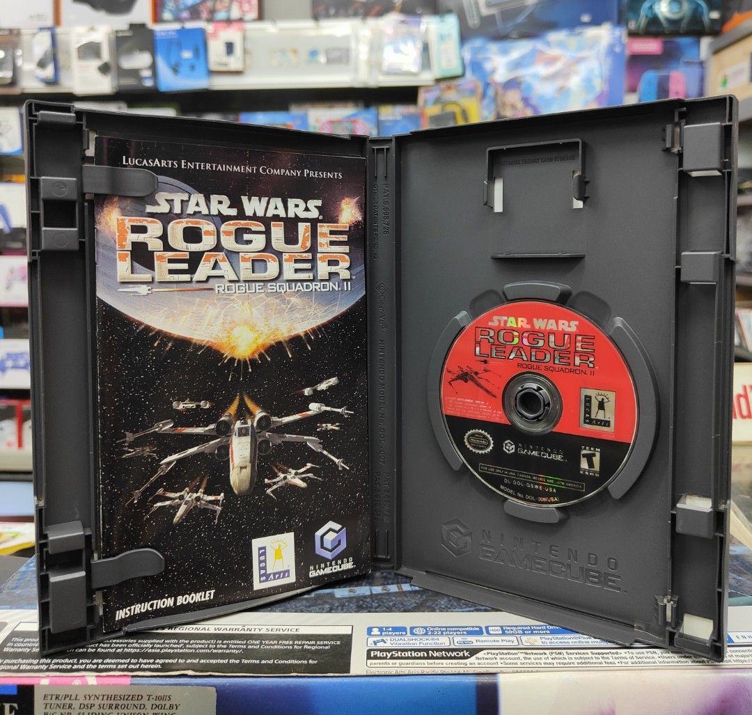 Nintendo GameCube Star Wars Rogue Leader Rogue Squadron II, Video ...