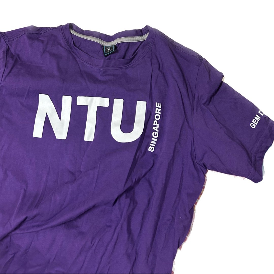 NTU purple tshirt, Men's Fashion, Tops & Sets, Tshirts & Polo Shirts on ...