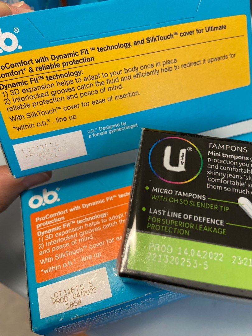 O.B. Pro Comfort Tampon OB Tampon Super Regular, Beauty & Personal Care ...