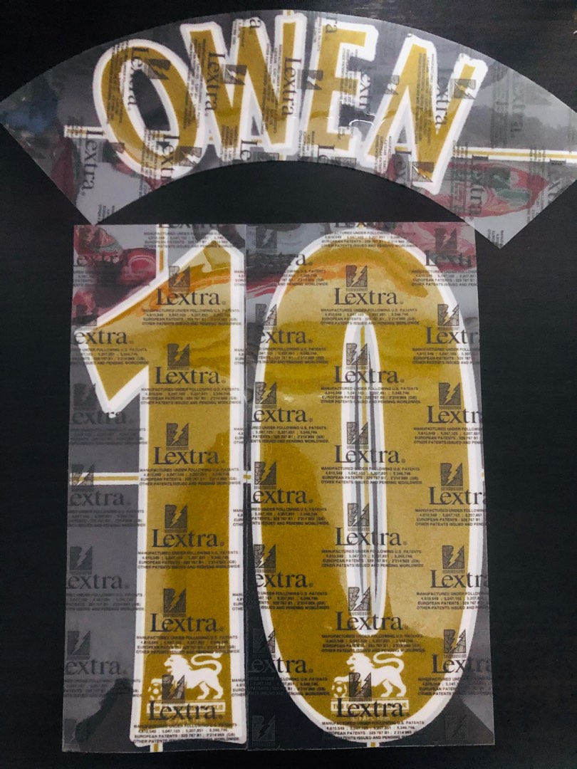 Official Player Sized Lextra Nameset (Liverpool, Manchester United, and ...