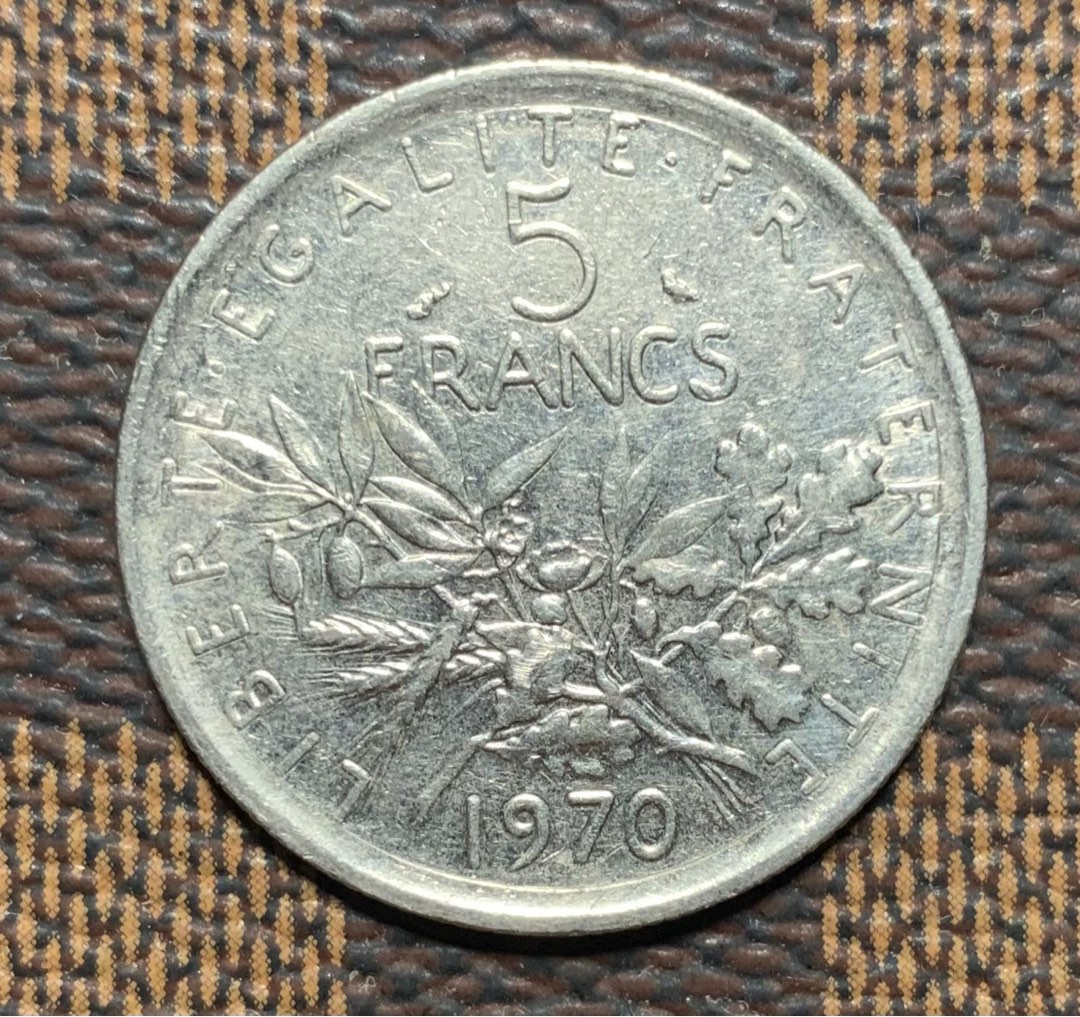 Old France Coins - 1970- 1994. Out of Circulation - Price per Piece ...