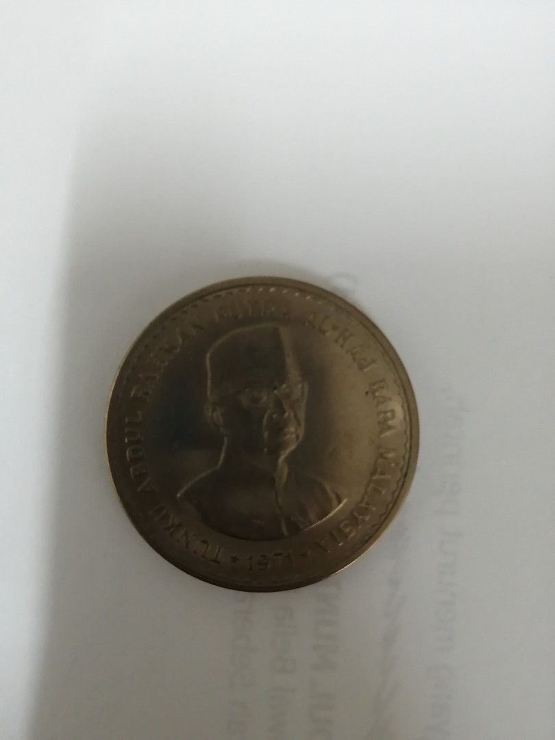 OLD Malaysia Rm5 Coin 1971, Hobbies & Toys, Collectibles & Memorabilia ...