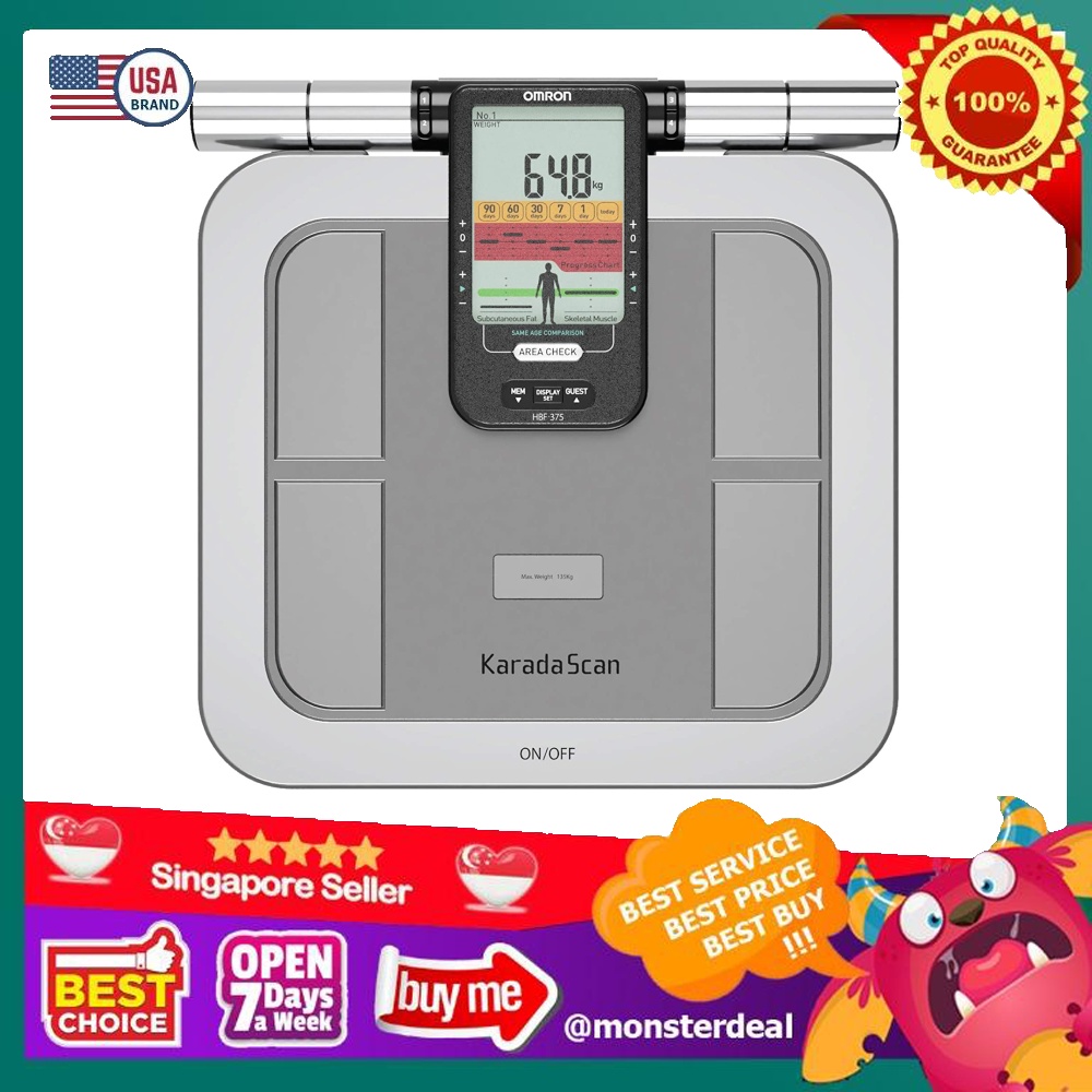 Omron Body Composition Monitor - Advance (Model HBF-375-AP), Health ...