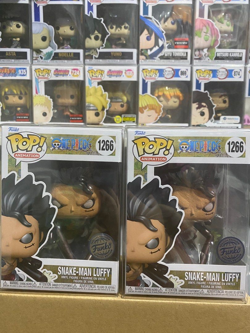 Funko Pop! One Piece Snake-Man Luffy Metallic #1266 The Amazing ...