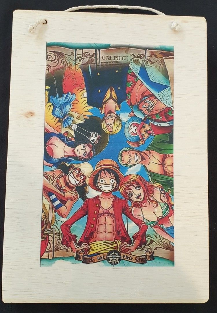 One Piece Wood Poster II, Hobbies & Toys, Toys & Games on Carousell