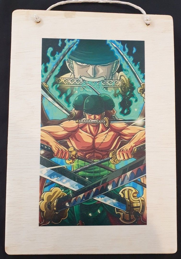 One Piece Wood Poster II, Hobbies & Toys, Toys & Games on Carousell