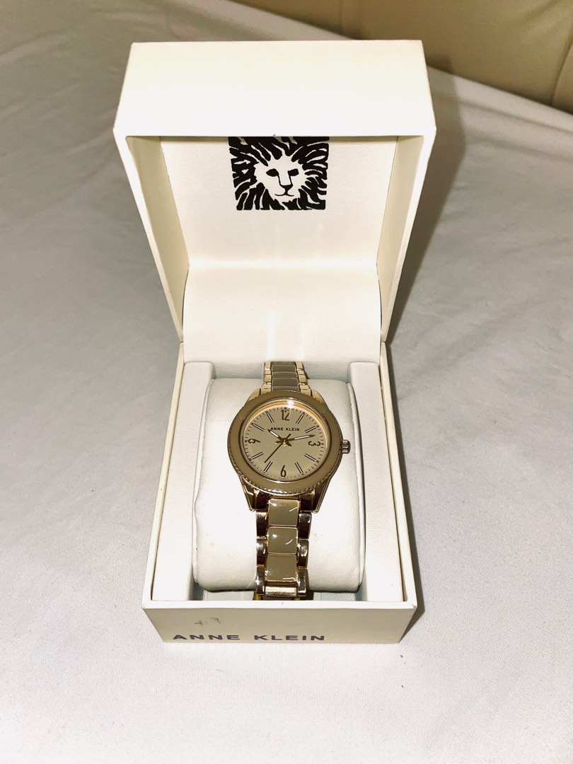 Original Anne Klein Gold watch, Women's Fashion, Watches & Accessories ...