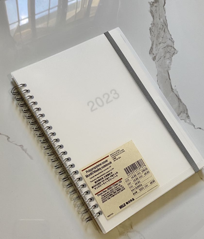 Original Muji Notebook and Planner, Furniture & Home Living, Office ...