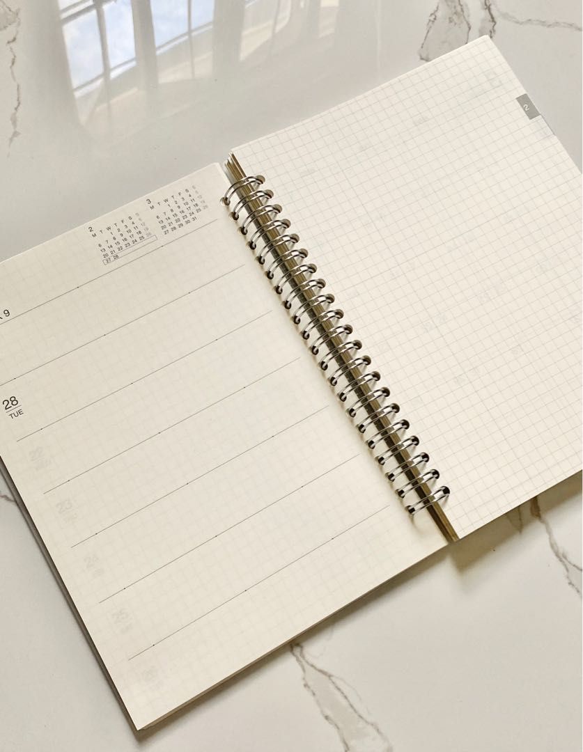 Original Muji Notebook and Planner, Furniture & Home Living, Office ...