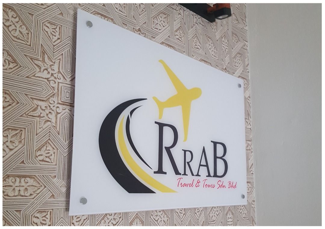 PAPAN TANDA AKRILIK LOGO l acrylic signage panel install, Services ...