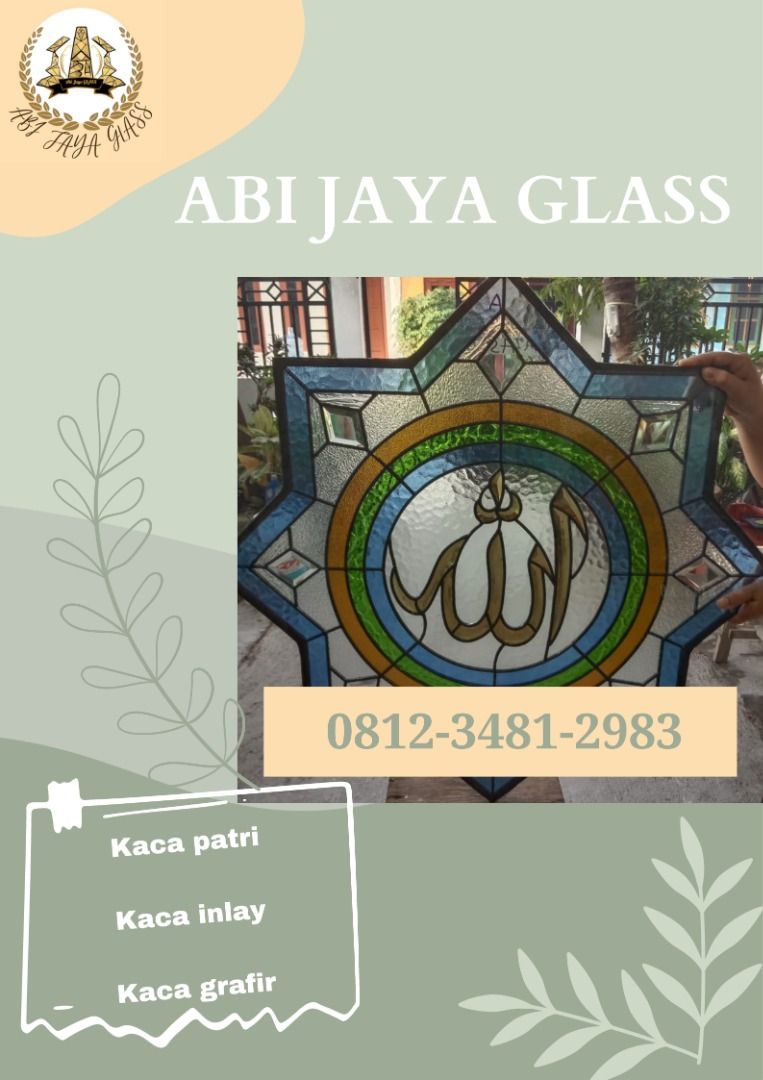 Pembuatan Kaca Patri Terbaik Di JEMBER, WA : 0812-3481-2983, Desain ...