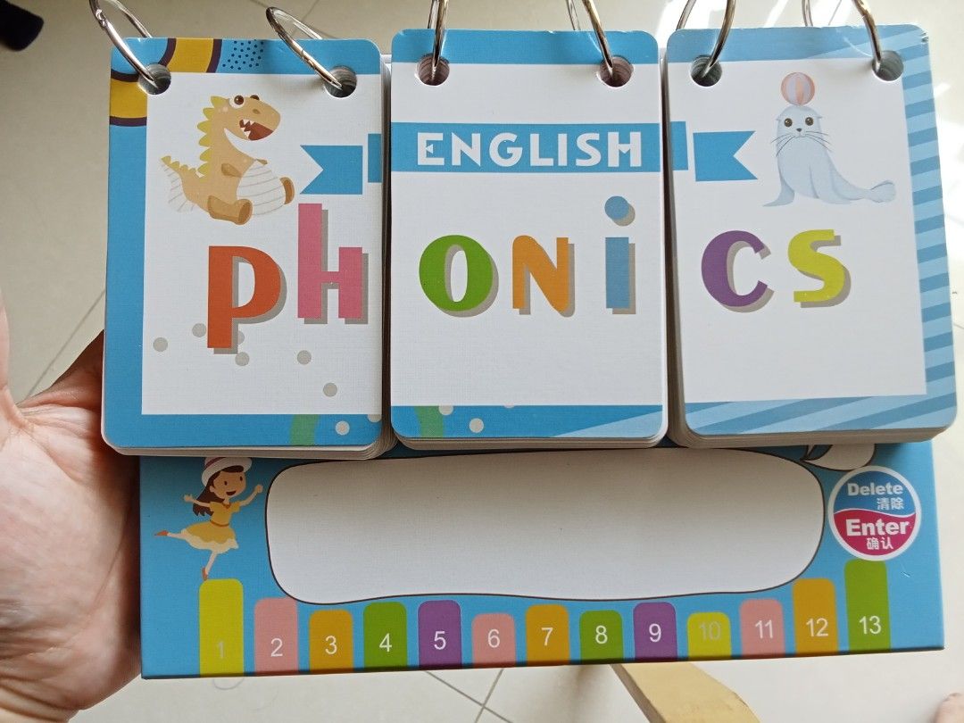 Phonics card set 93 cards, Hobbies & Toys, Books & Magazines, Children ...