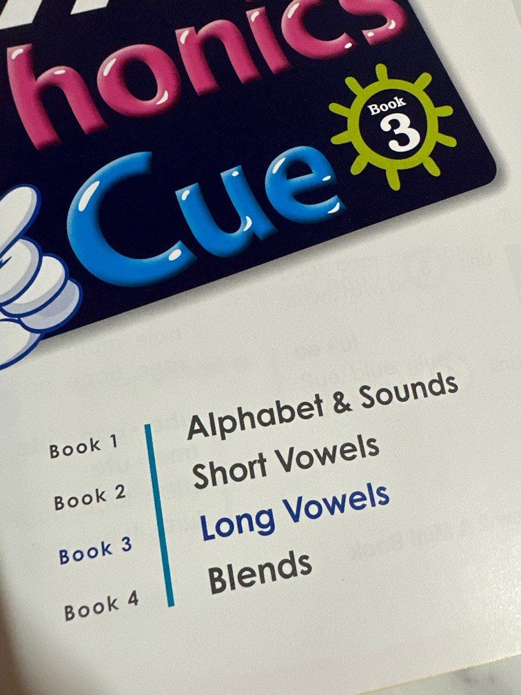Phonics Cue Book 3, 興趣及遊戲, 書本 & 文具, 書本及雜誌 - 補充練習 - Carousell