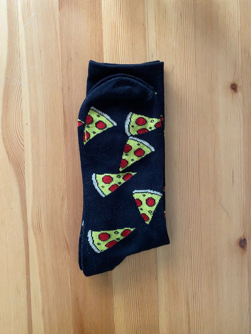 Pizza Socks, Men's Fashion, Watches & Accessories, Socks on Carousell
