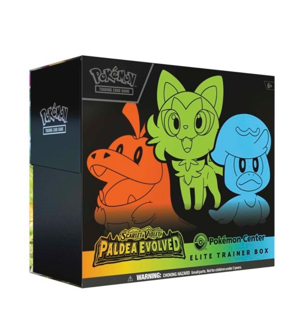 (PO) Pokemon SV02 Paldea Evolved Pokemon Center Etb, Hobbies & Toys ...