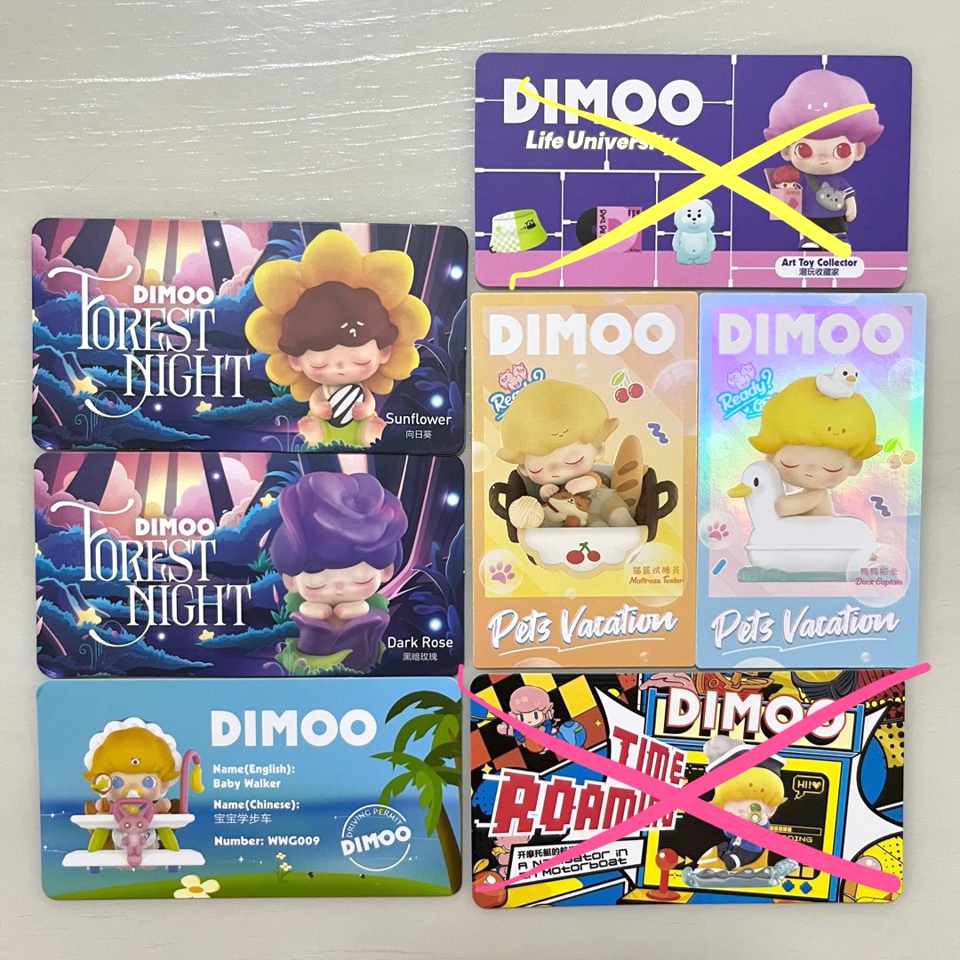 Popmart Dimoo Forest Night, Pets Vacation, Where We Go, Hobbies & Toys ...