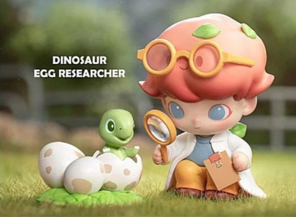 PopMart Dimoo Jurassic World Series [Dinosaur Egg Researcher], Hobbies ...
