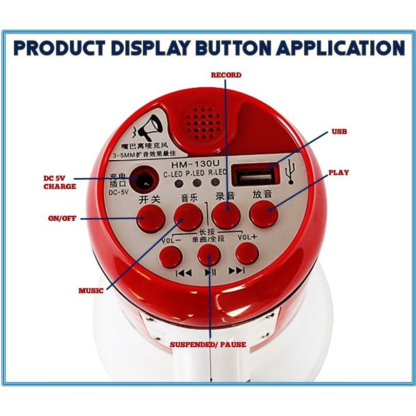 Portable Loud Speaker Loud Hailer, Audio, Other Audio Equipment on ...