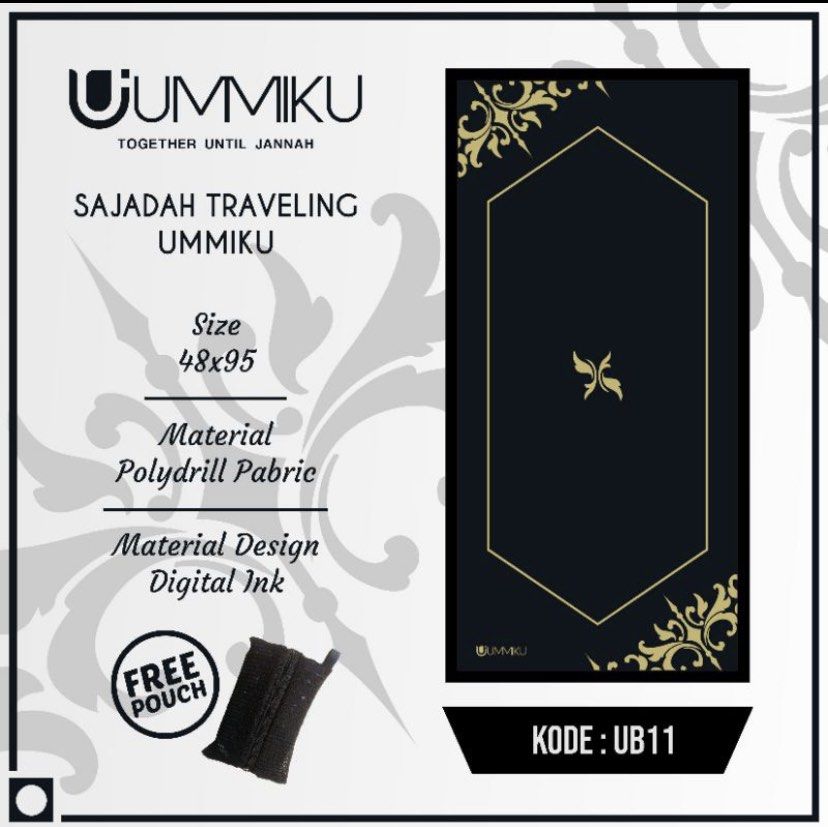 PRAYER MAT SEJADAH CUSTOM ADD NAME FREE POUCH SEJADAH TRAVEL, Women's ...