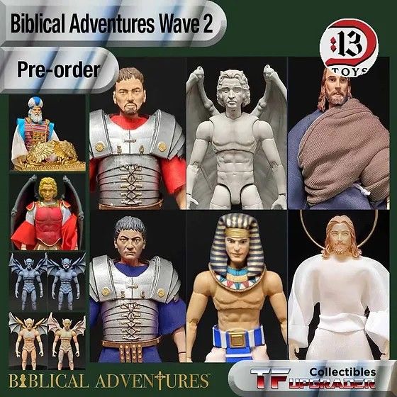 [Pre-order] D13 Toys Biblical Adventures 1/12 Scale Figures Wave 2 ...