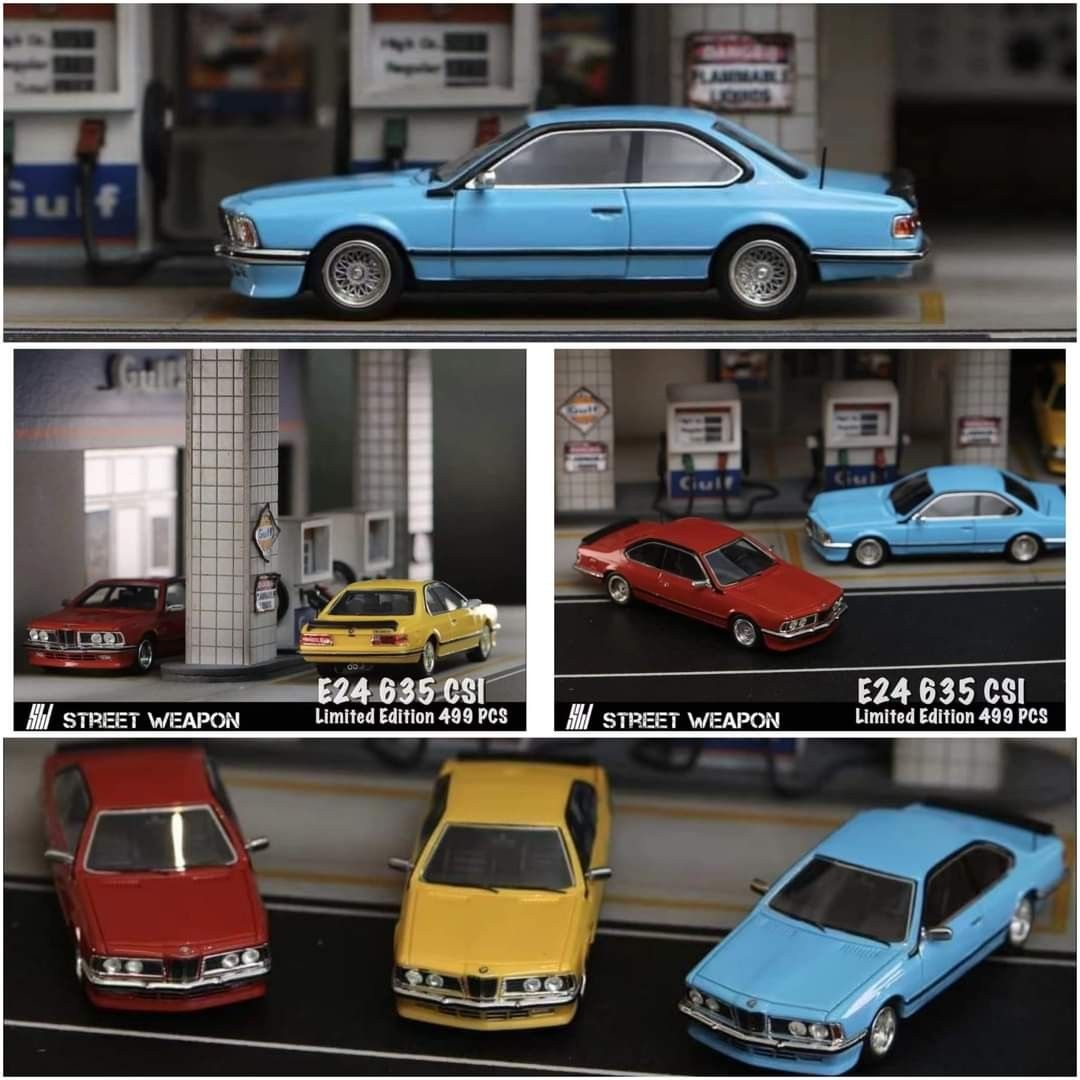 Preorders 1/64 Street Weapon BMW 635 CSI, Hobbies & Toys, Toys & Games ...