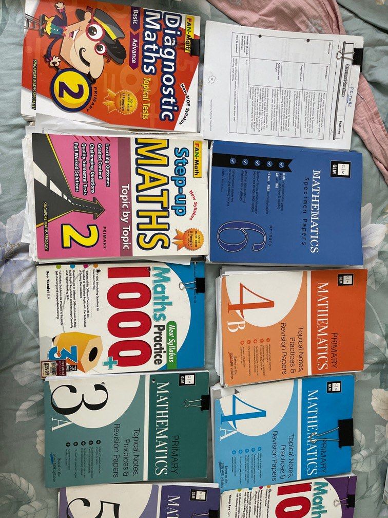 Primary School Math P2/P3/P4/P5/P6, Hobbies & Toys, Books & Magazines ...