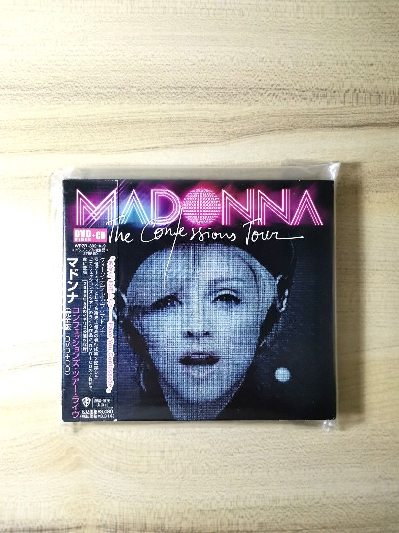 RARE/JAPAN VERSION: MADONNA- THE CONFESSIONS TOUR CD+DVD JAPAN PRESSING WITH OBI STRIP AND ...