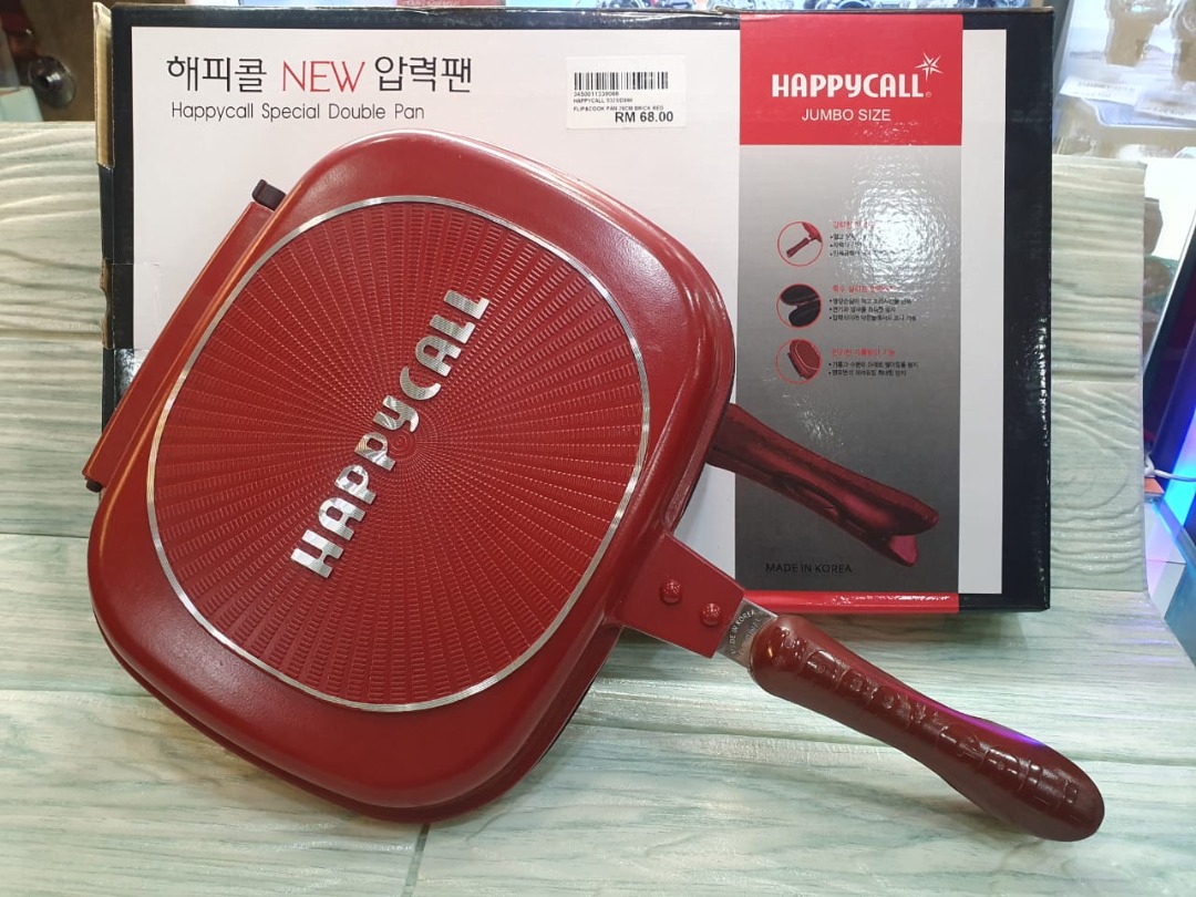 Ready Stock Happy Call 32cm Jumbo Non Stick Double Foldable & Jumbo ...