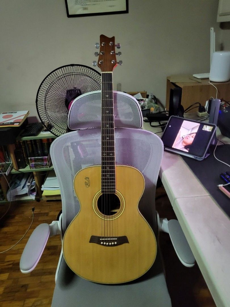 RJ Acoustic Guitar, Hobbies & Toys, Music & Media, Musical Instruments on Carousell