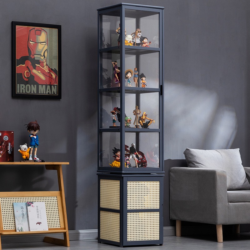 RODYK Modern Rotating Display Cabinet, Furniture & Home Living ...