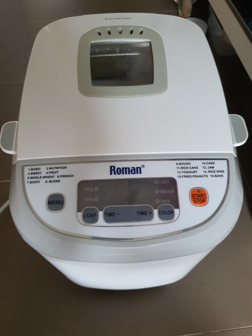 Roman bread machine, TV & Home Appliances, Kitchen Appliances ...