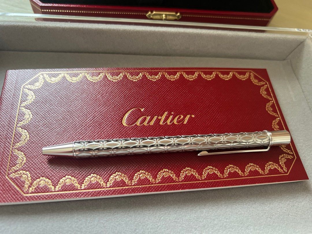SANTOS DE CARTIER BALLPOINT PEN, Luxury, Accessories on Carousell