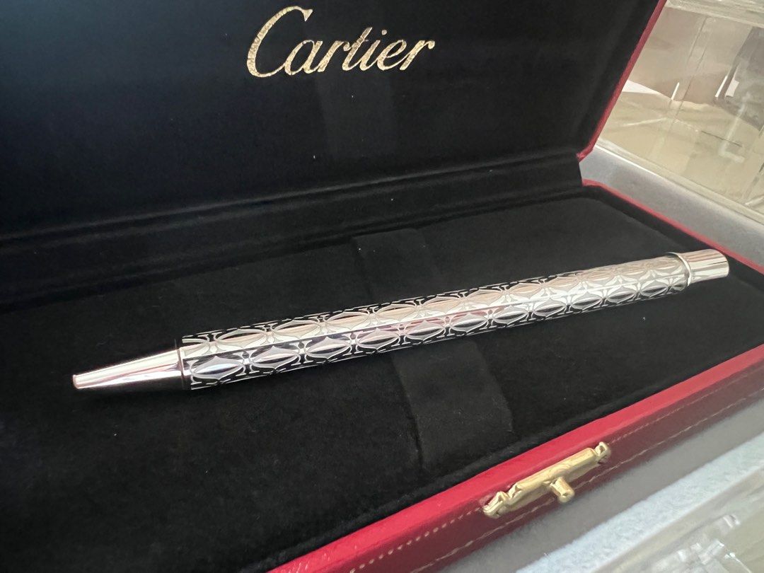 SANTOS DE CARTIER BALLPOINT PEN, Luxury, Accessories on Carousell