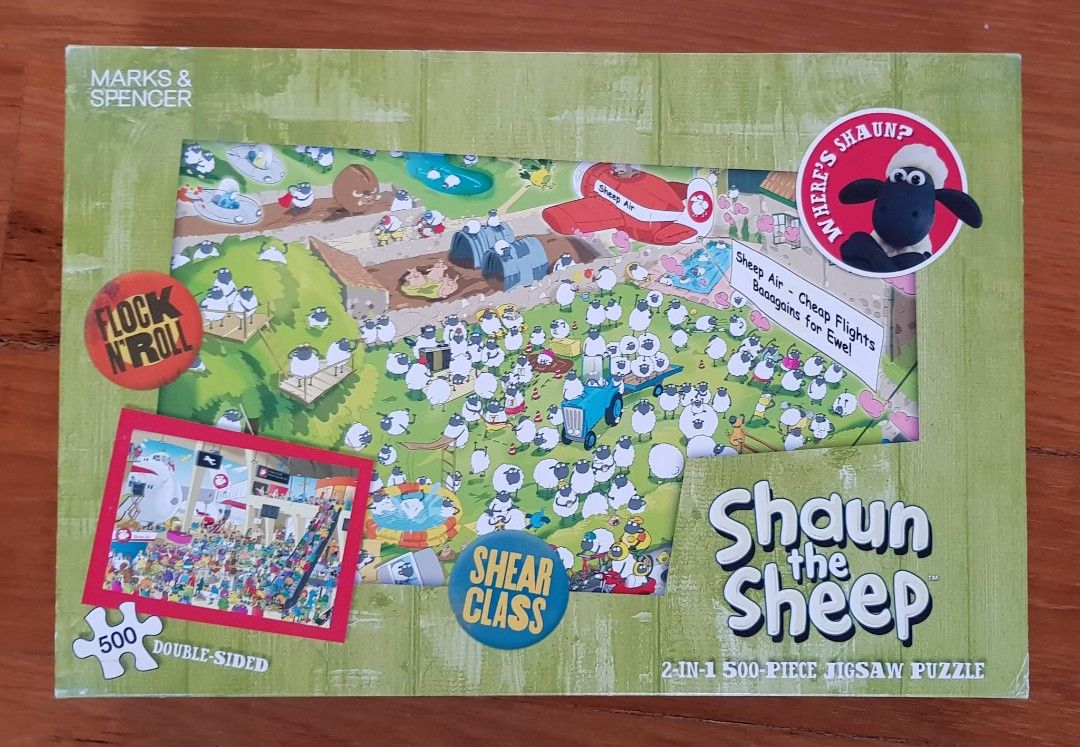 Shaun the Sheep Puzzle, Hobbies & Toys, Toys & Games on Carousell