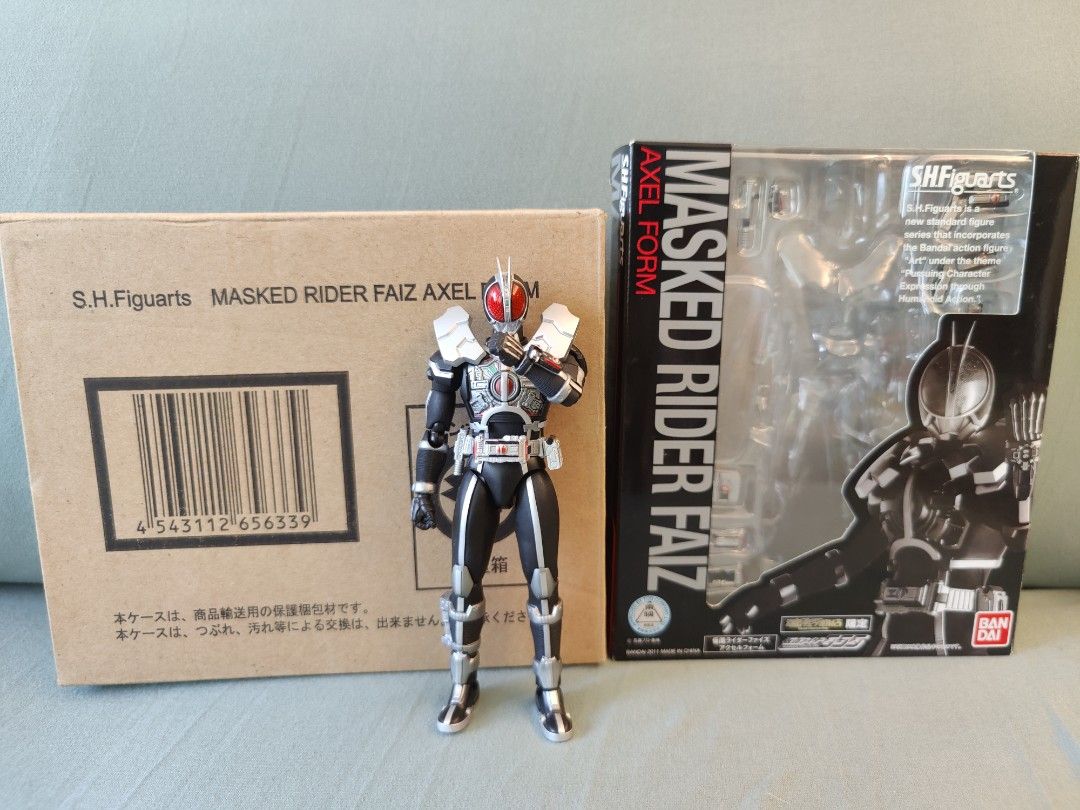 SHF Kamen Rider Faiz Axel Form, Hobbies & Toys, Toys & Games on Carousell