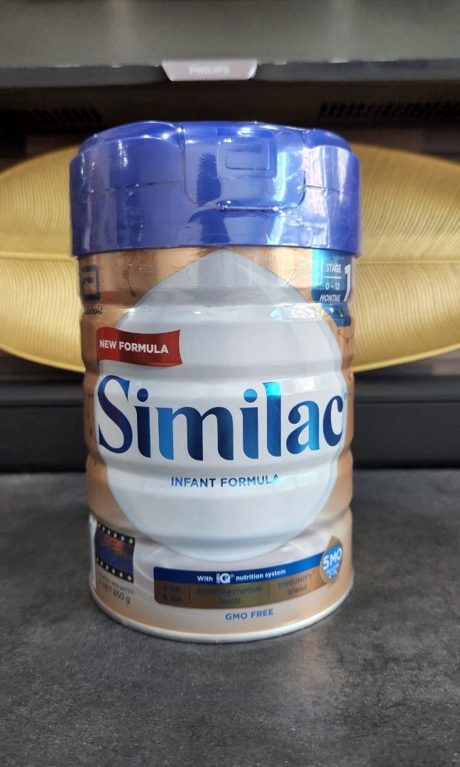 Similac Infant Formula (GMO free) S1 850g, Babies & Kids, Nursing ...