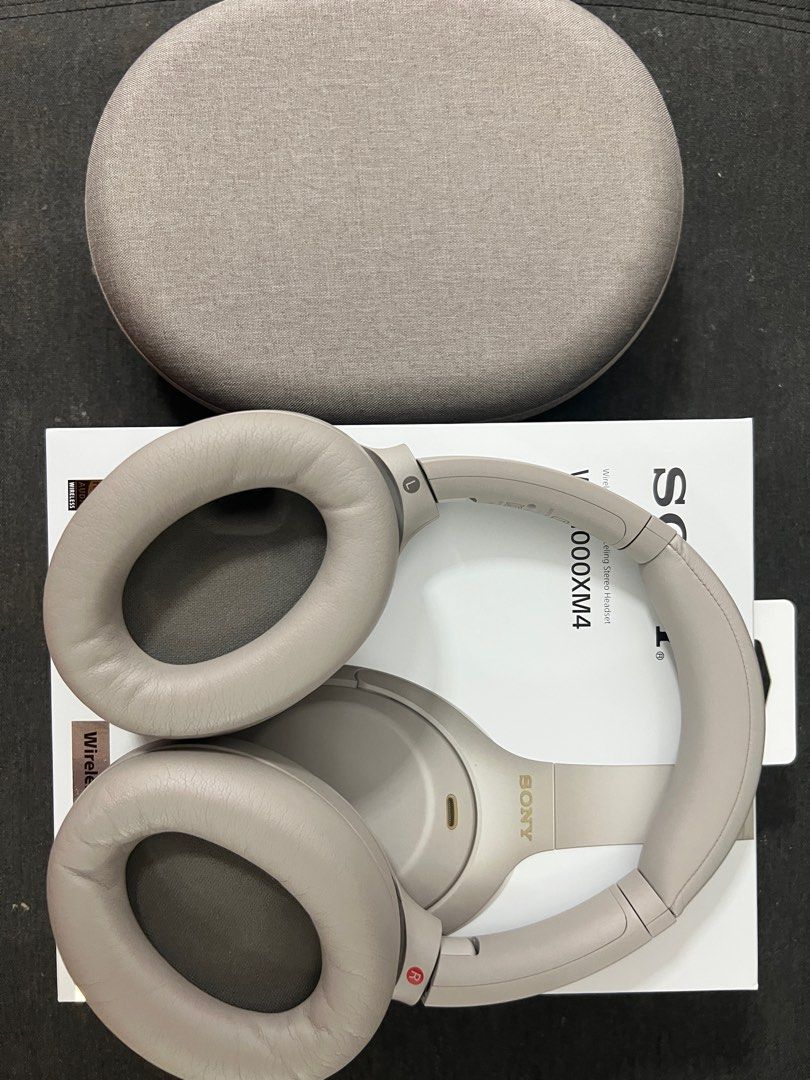 Sony WH-1000 XM4 Silver, Audio, Headphones & Headsets on Carousell