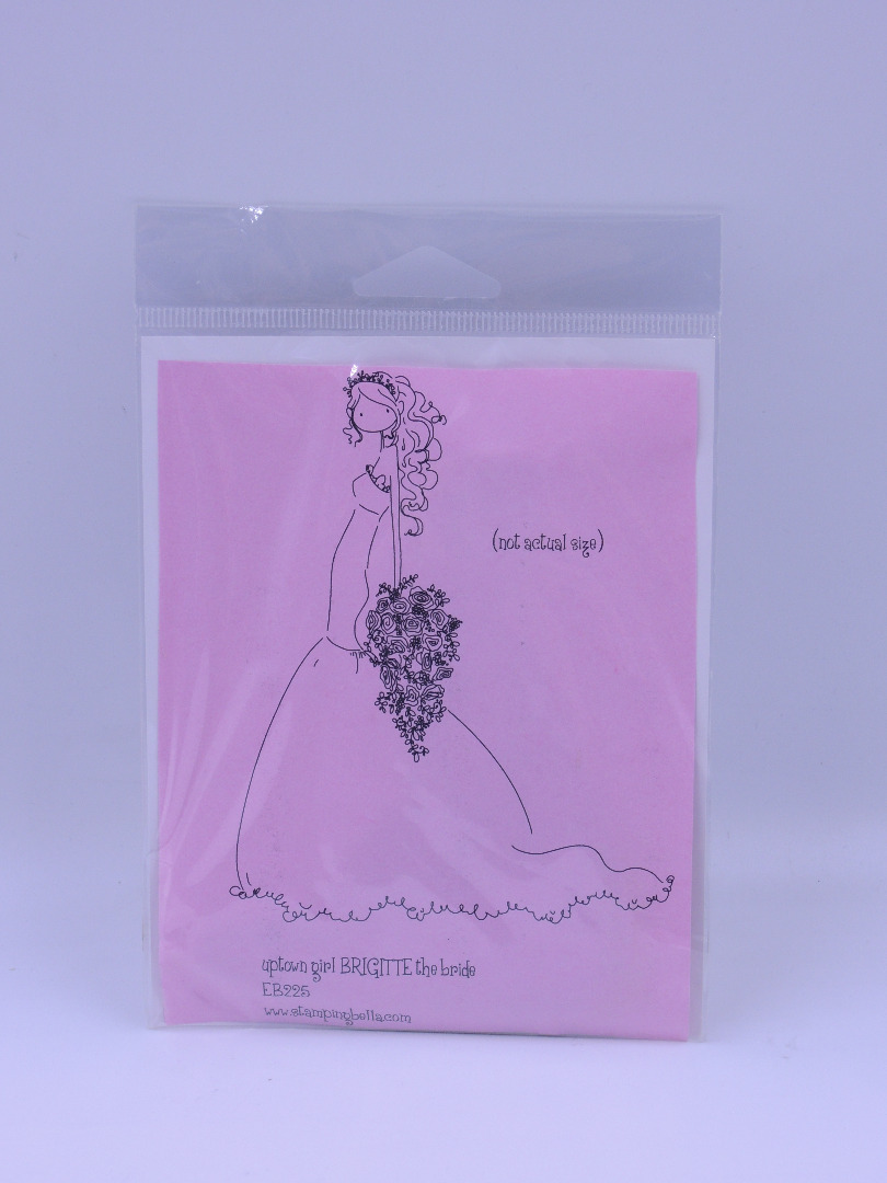 Stampingbella-Rubbah Stamp-uptown girl Brigitte The Bride, 興趣及遊戲, 手作＆自家 ...