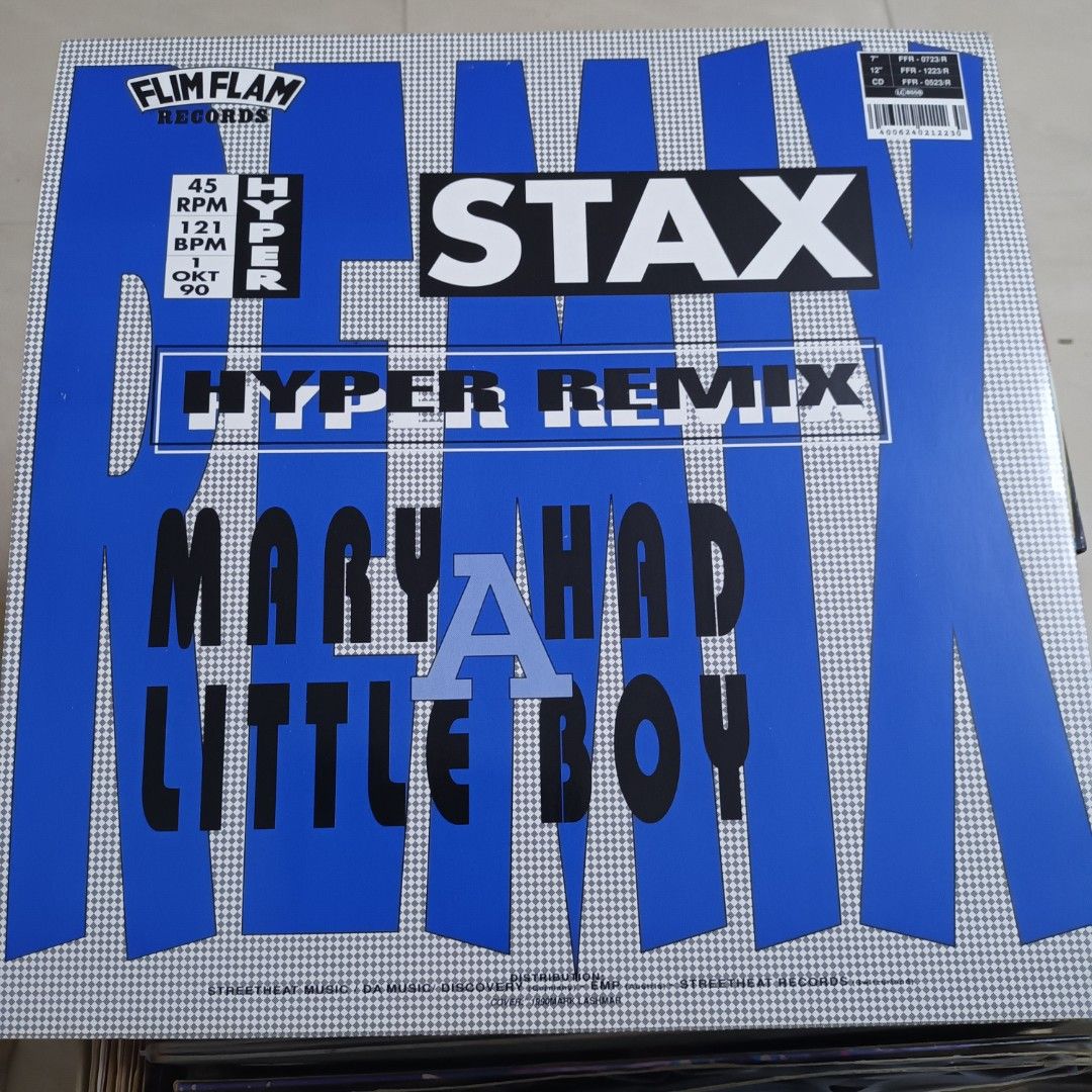 Stax - Mary Had a little boy 12" Snap!, 興趣及遊戲, 音樂樂器 & 配件, 音樂與媒體 - CD 及 ...