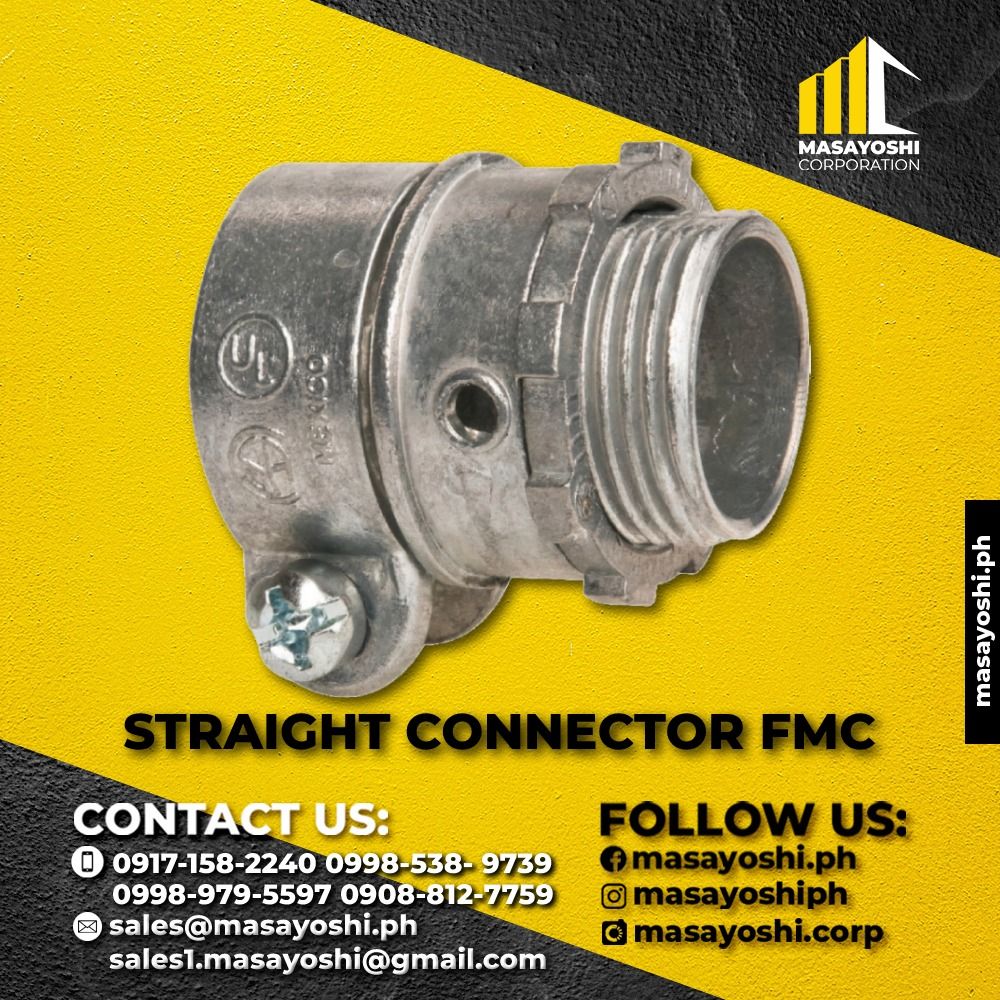 Straight Connector Flexible metal conduit / FMC / Electrical ...