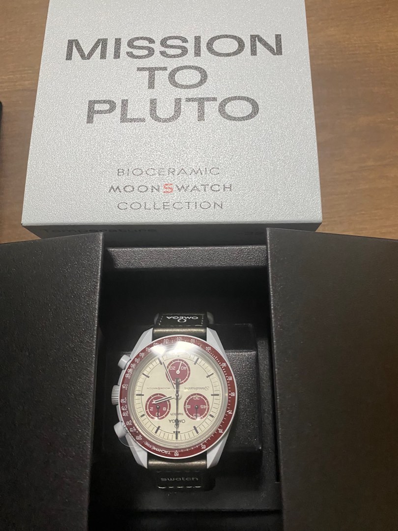 Swatch x Omega Mission to Pluto, Luxury, Watches on Carousell
