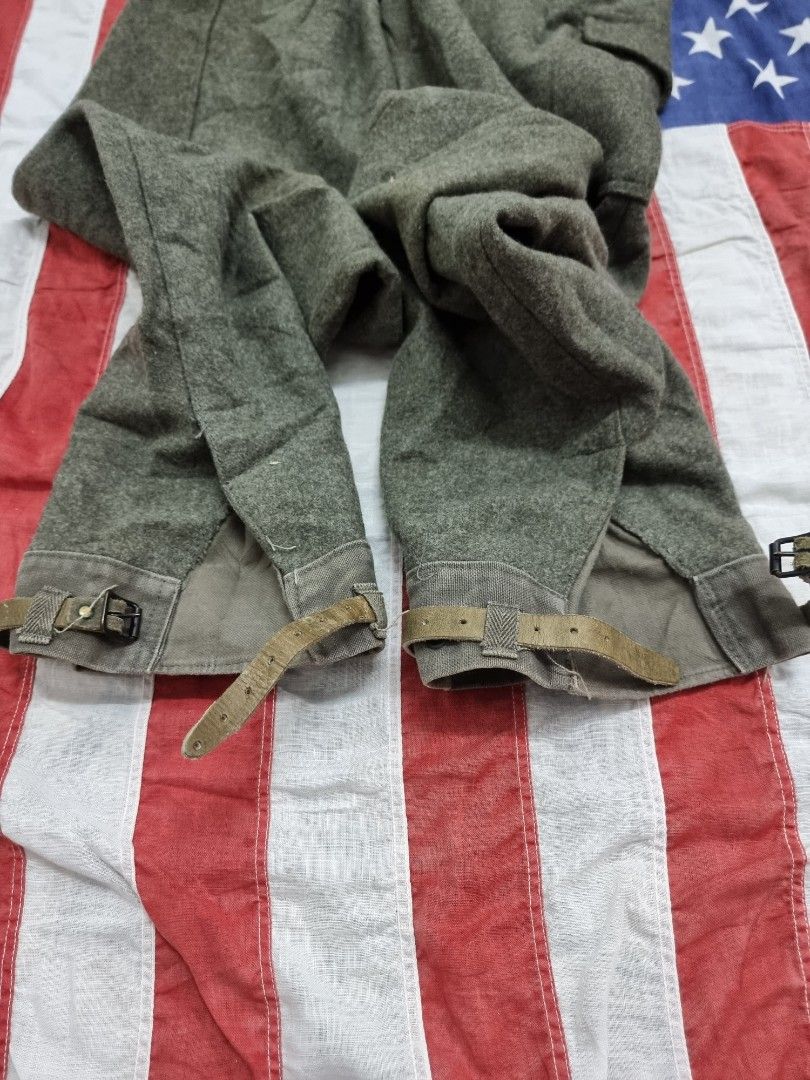 Swedish pant wool WW2, Men's Fashion, Bottoms, Trousers on Carousell