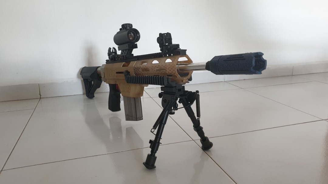 Tactical metal bipod for Nerf blaster, Hobbies & Toys, Toys & Games on ...